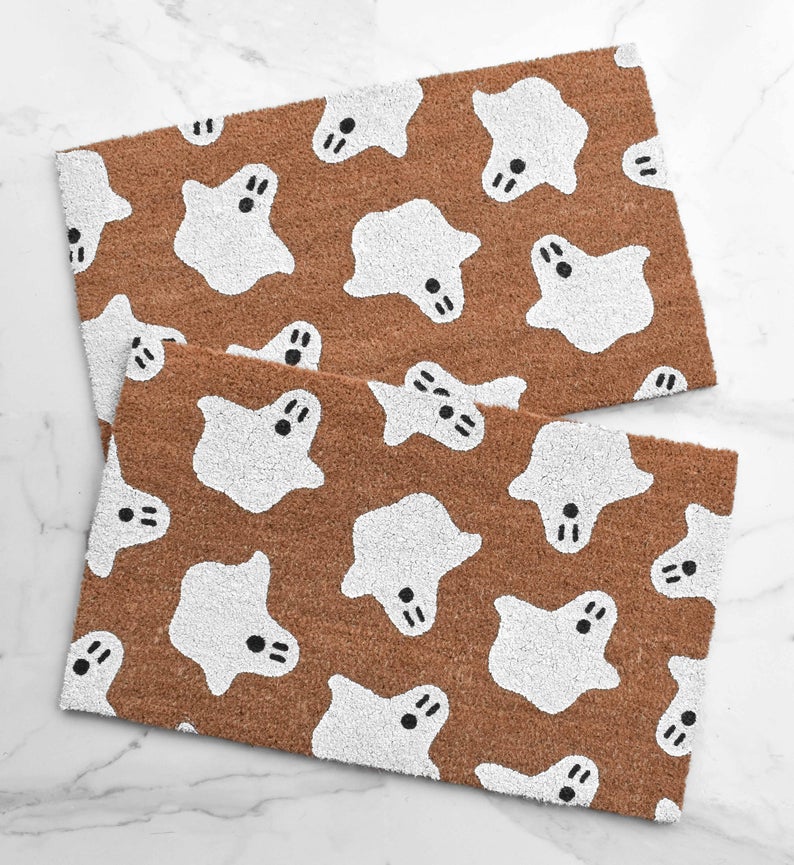 Ghost Doormat – blackandwheatco